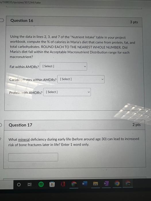 Solved Using the data in lines 2,3 , and 7 of the "Nutrient | Chegg.com