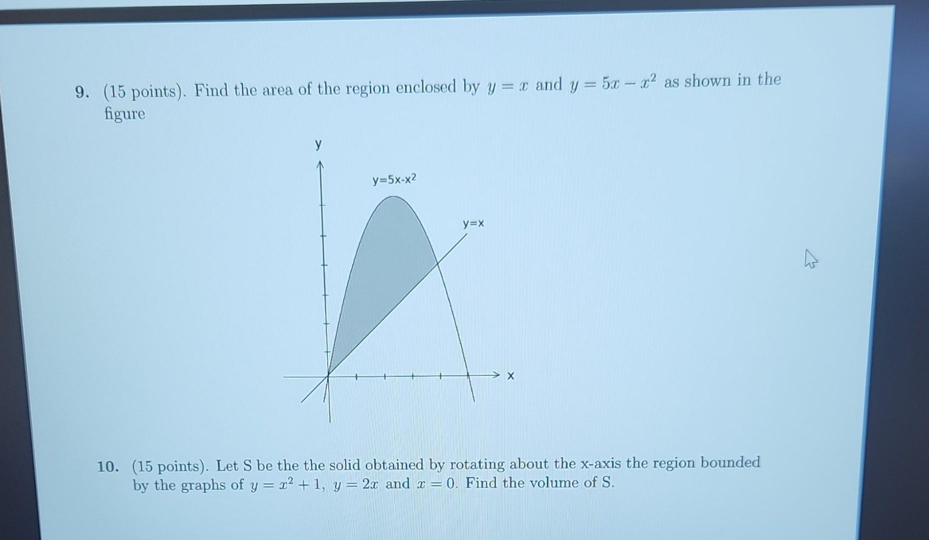 Solved 9. (15 points). Find the area of the region enclosed | Chegg.com Solved 9. (15 points). Find the area of the region enclosed | Chegg.com