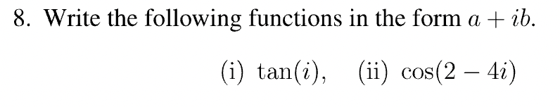 Write the following functions in the form | Chegg.com