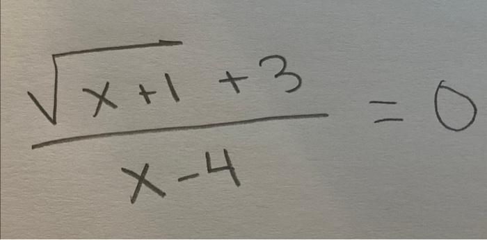 Solved x + 1 + 3 Il o X-4 Х | Chegg.com