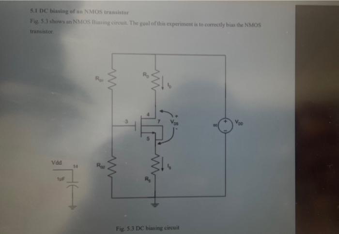 Single Stage MOS Amplifiers This experiment involves | Chegg.com