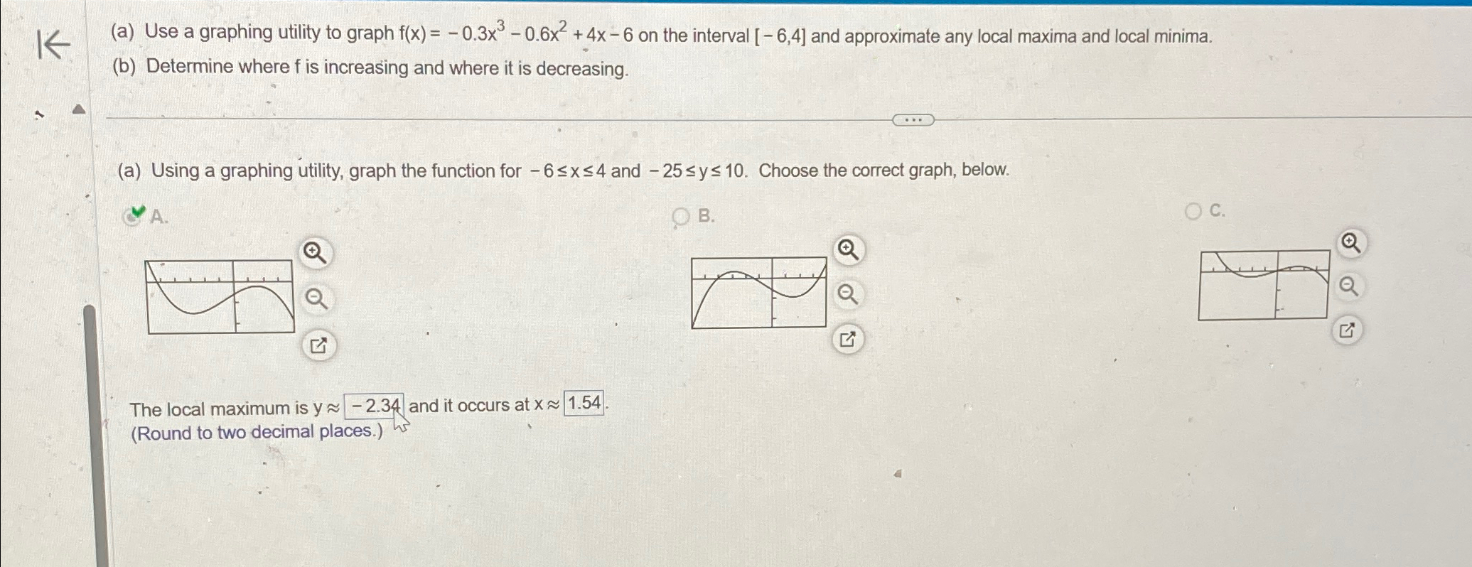 Solved (a) ﻿Use a graphing utility to graph | Chegg.com