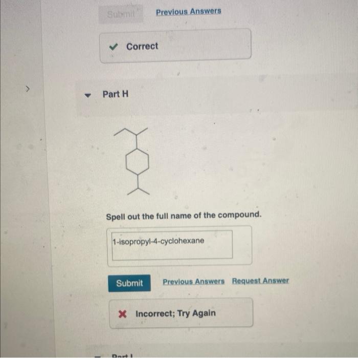 Solved Spell out the full name of the compound. Spell out | Chegg.com
