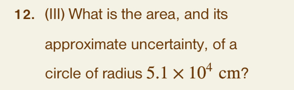 Solved (III) ﻿What is the area, and itsapproximate | Chegg.com