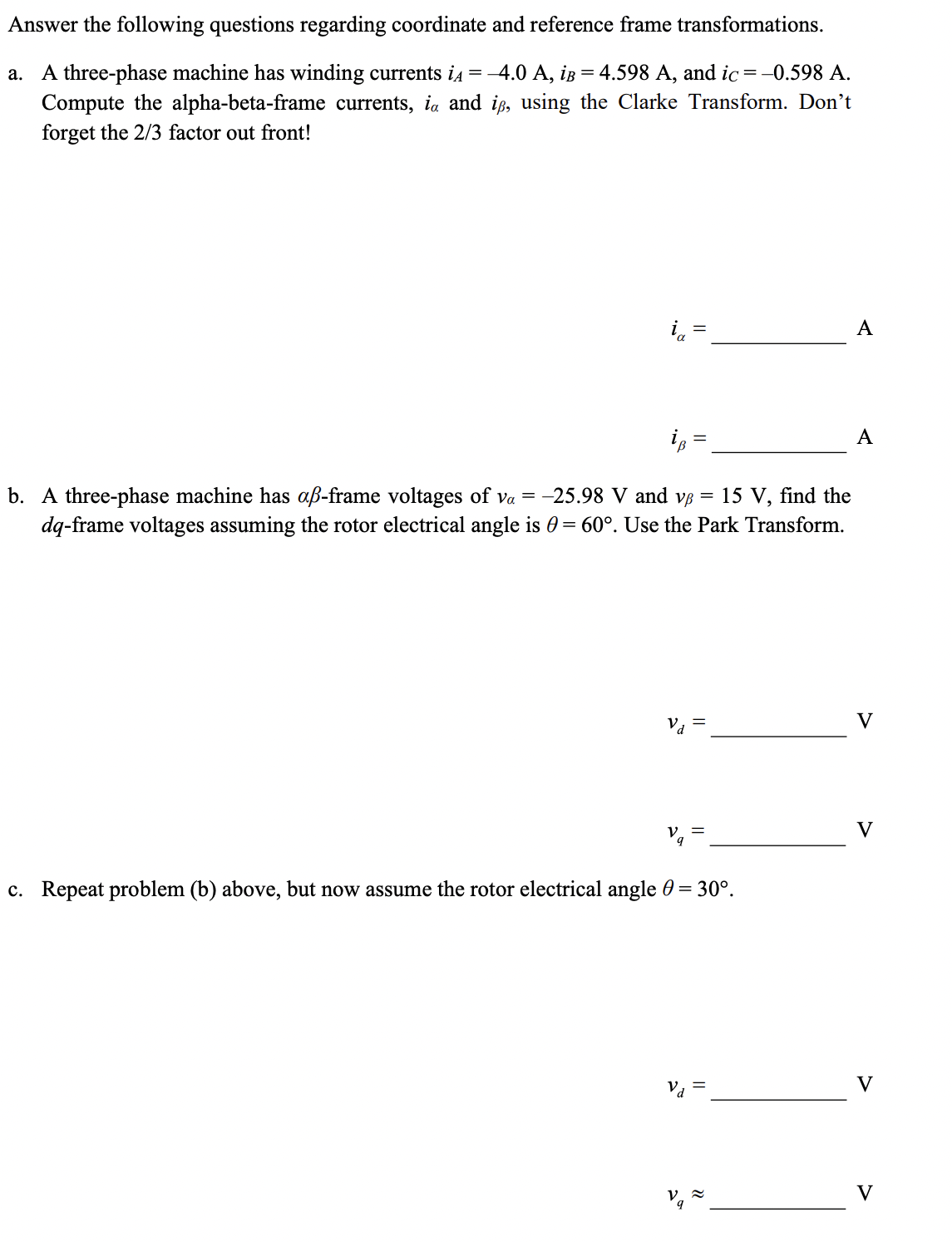 Solved Answer the following questions regarding coordinate | Chegg.com