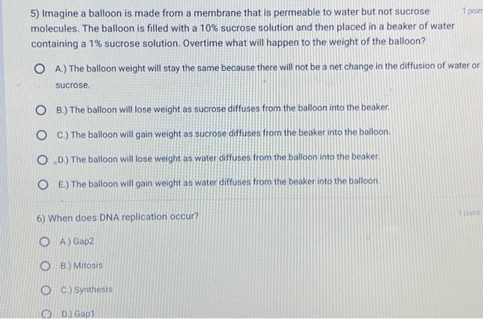 Solved 1) Which feature is found in both prokaryotic and | Chegg.com