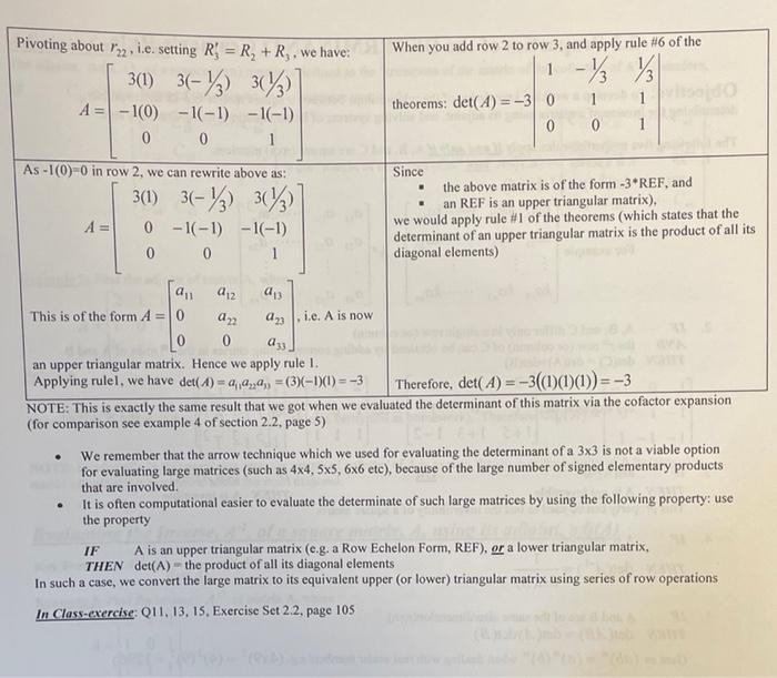 Solved 2. Question 26, Exercise Set 2.2, page 105. Using row | Chegg.com