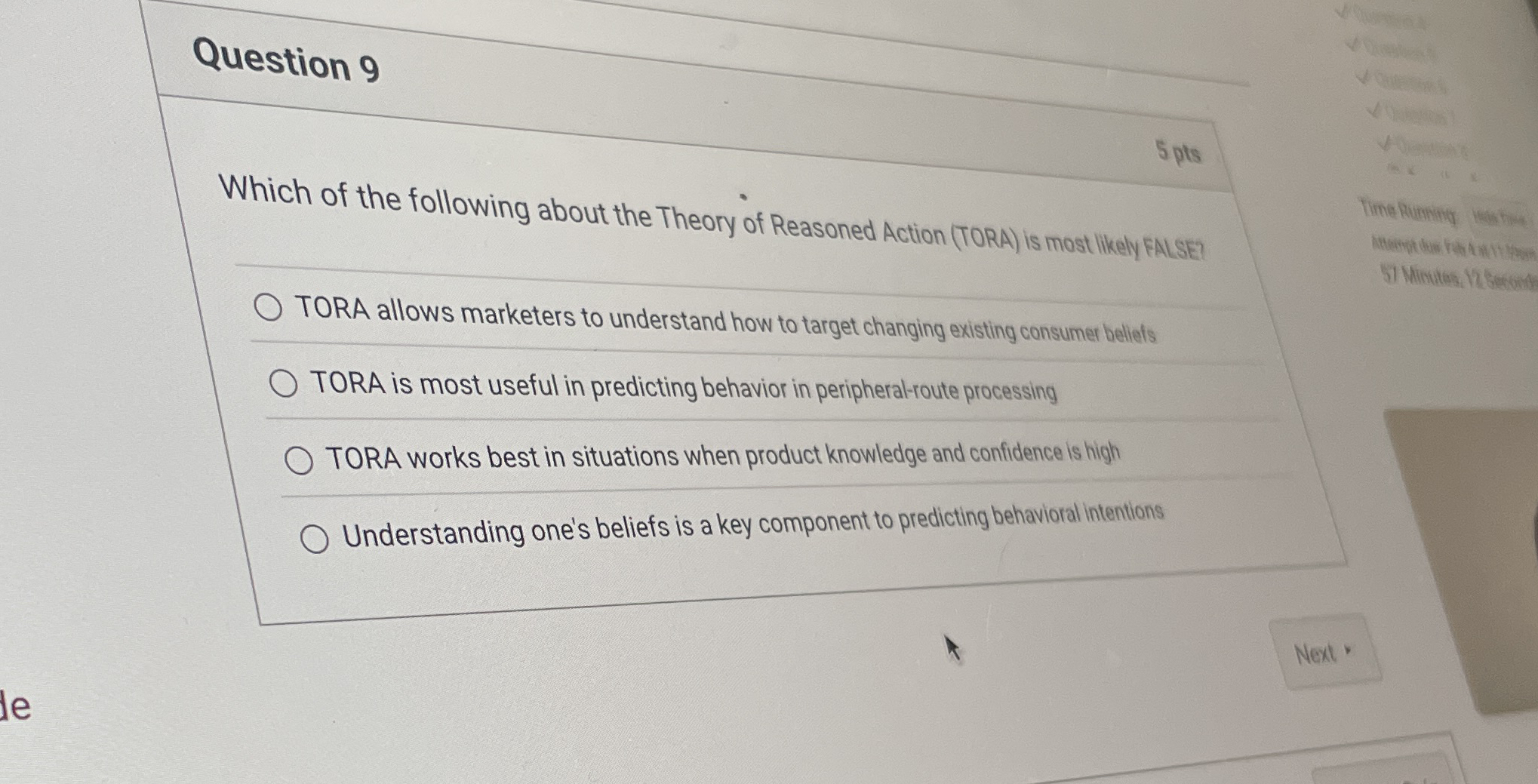 Question 95 ﻿ptsWhich of the following about the | Chegg.com
