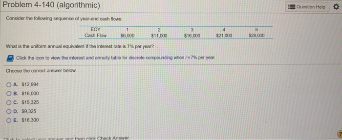 Solved Problem 4-140 (algorithmic) Question Help Consider | Chegg.com
