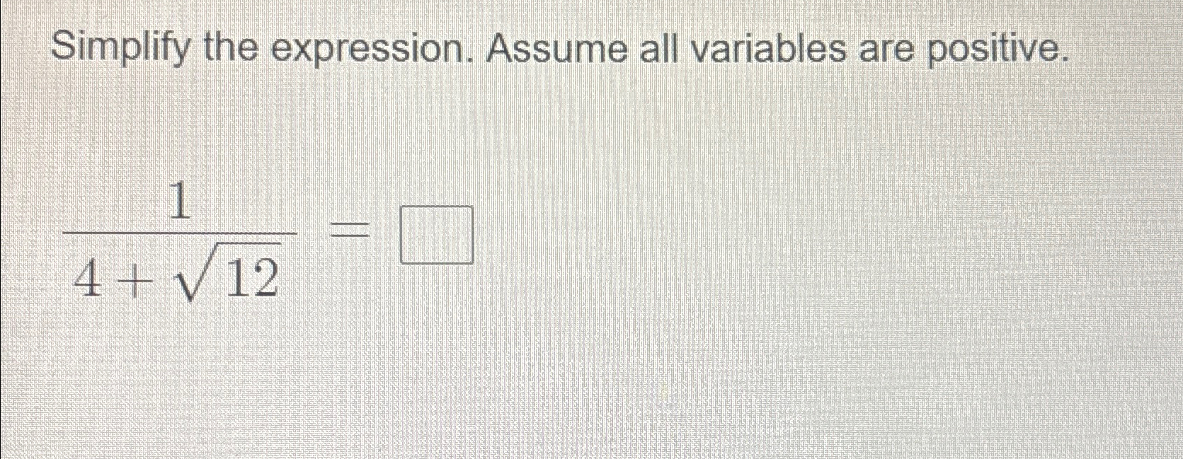 Solved Simplify the expression. Assume all variables are | Chegg.com