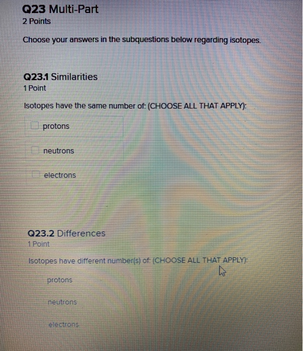 Solved Q22 Multi-Part 3 Points Determine the number of | Chegg.com