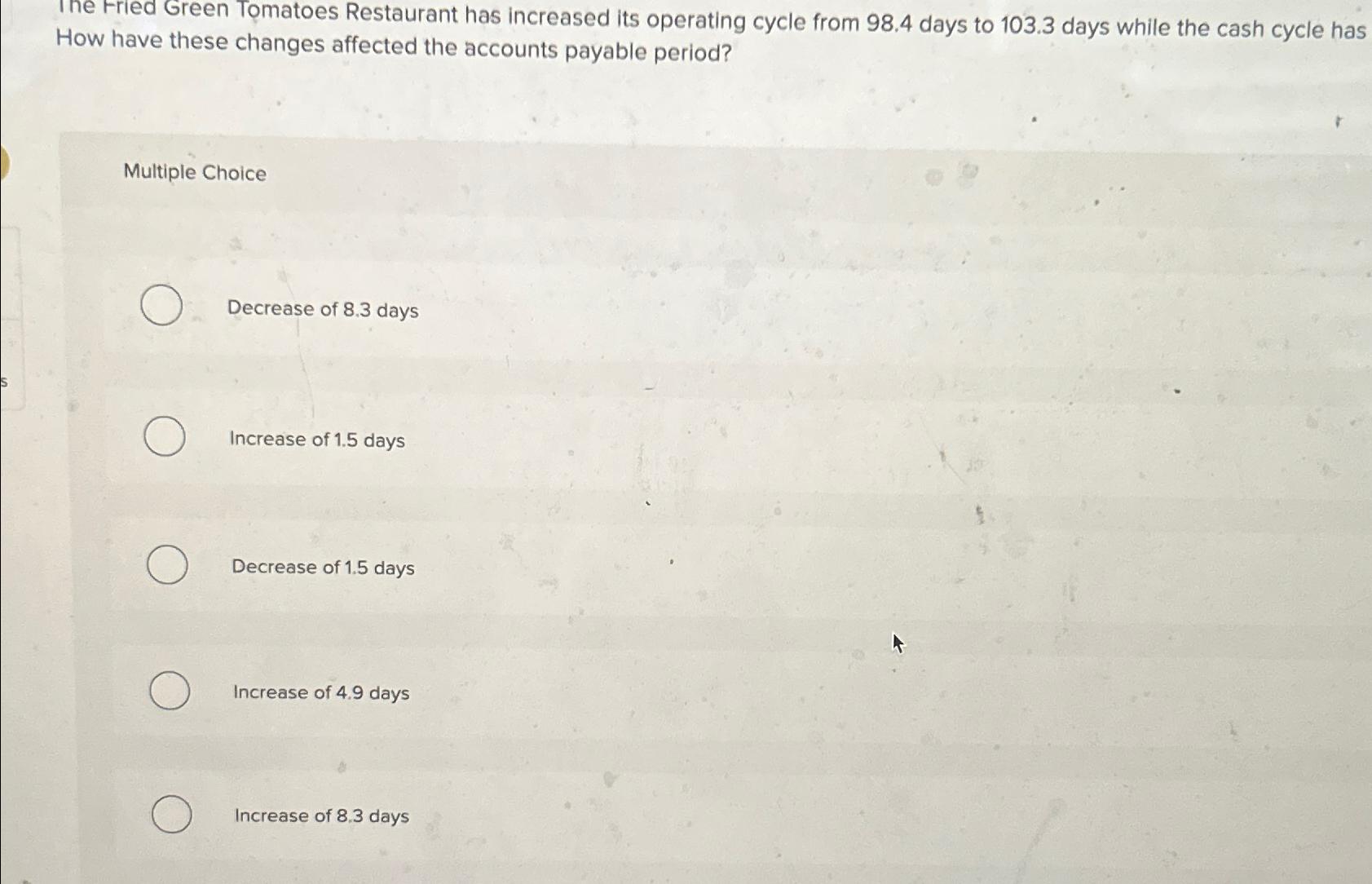 Solved cres How have these changes affected the accounts | Chegg.com
