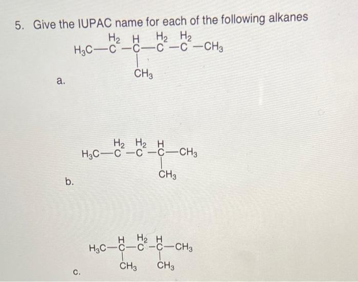 Solved 1. Classify each of the following hydrocarbons as | Chegg.com