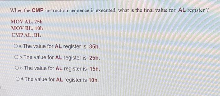 Solved Which of the following 32-bits register MOV | Chegg.com