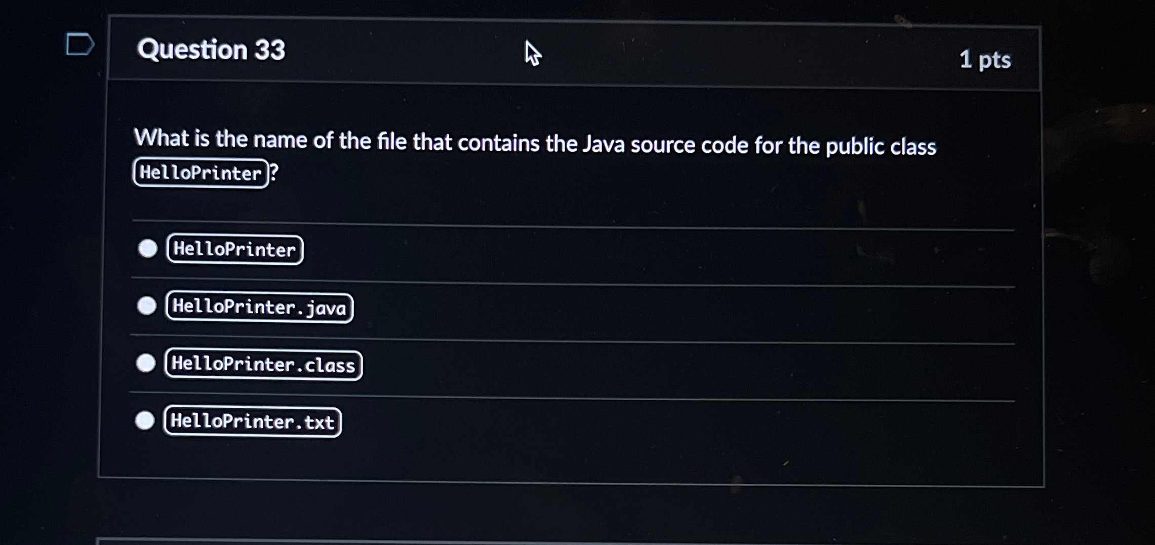 Solved Question 331 ﻿ptsWhat is the name of the file that | Chegg.com