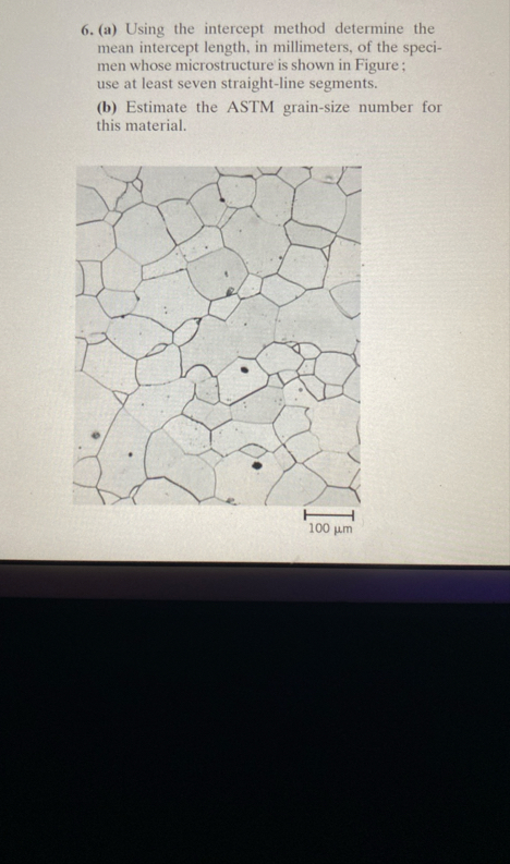 Solved (a) ﻿Using the intercept method determine the mean | Chegg.com