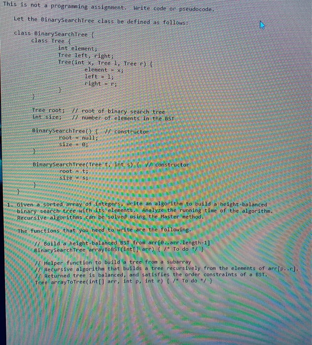 Solved This is not a programming assignment. Write code or | Chegg.com