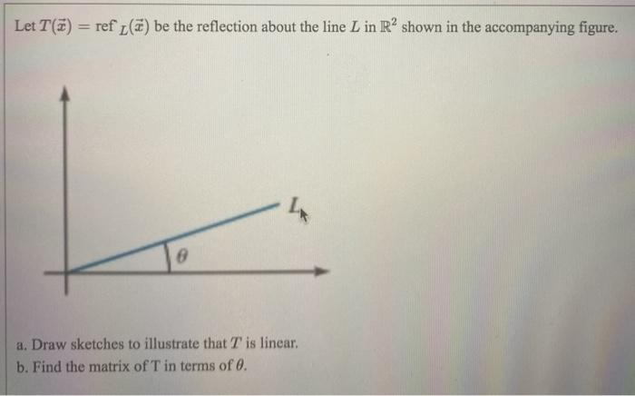 Solved Interpret the following linear transformation | Chegg.com