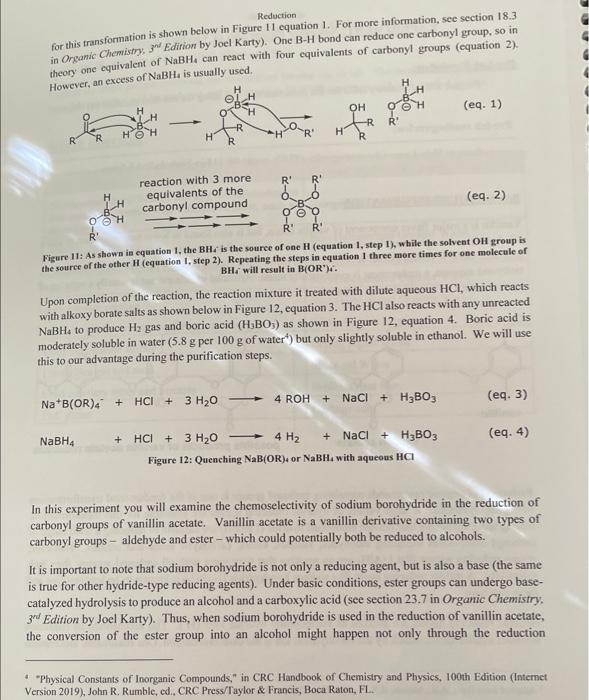 Solved Vanillin is a major flavor component of vanilla | Chegg.com