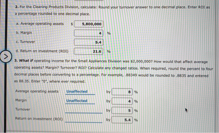 Solved Calculating Average Operating Assets, Margin, | Chegg.com