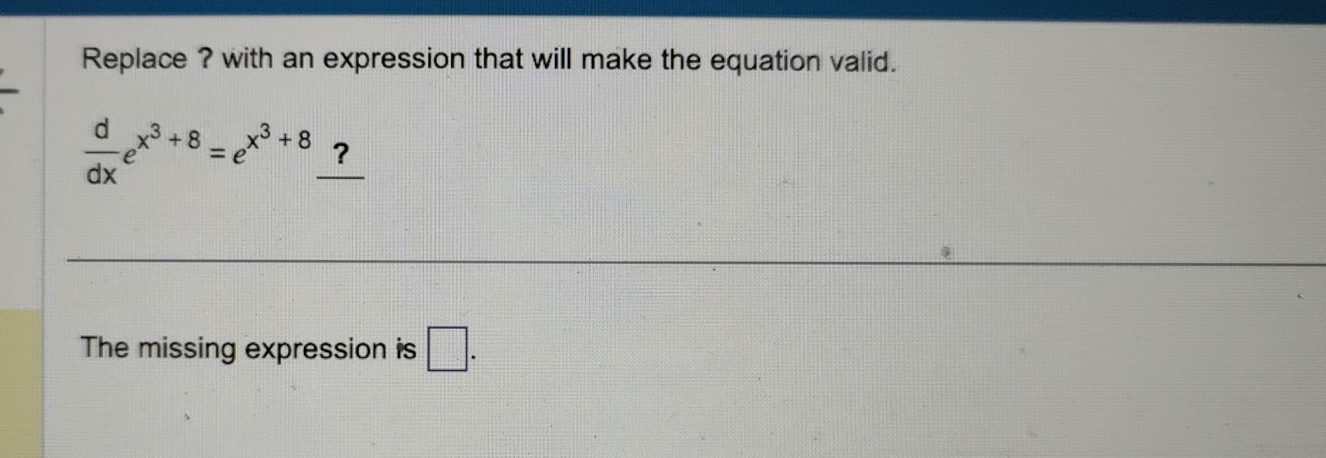Solved Replace ? with an expression that will make the | Chegg.com