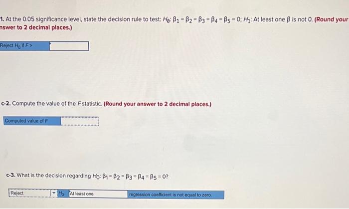 Solved The following regression output was obtained from a | Chegg.com