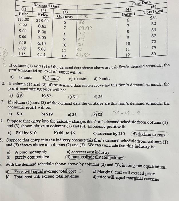 Solved i need the answer with the explanation please | Chegg.com