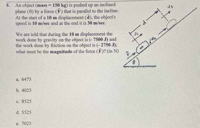 Solved verticalzo 7. At left, a small object (mass = m) | Chegg.com