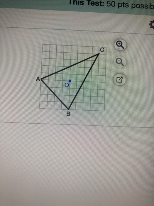 Solved in the following drawing, find the image of ABC under | Chegg.com