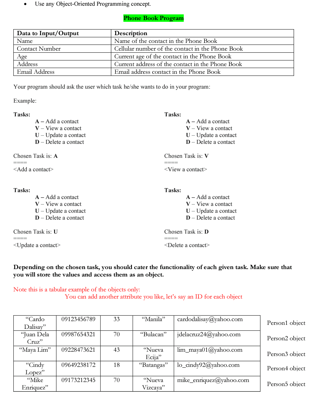 Solved I need code in text use Jave in this scenario need it | Chegg.com