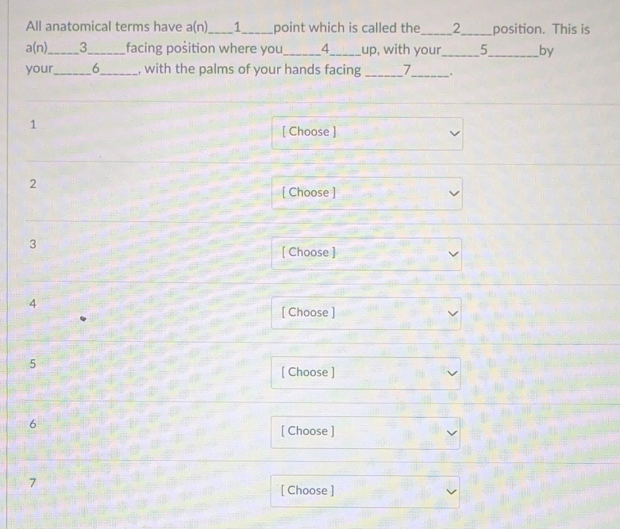 Fill in the Blanks: Question Using these words | Chegg.com