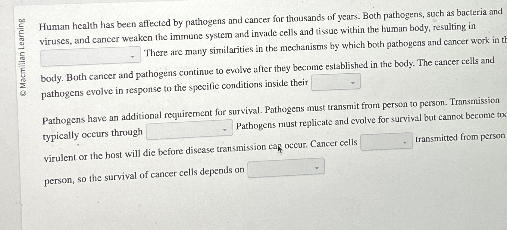 Solved Human health has been affected by pathogens and | Chegg.com