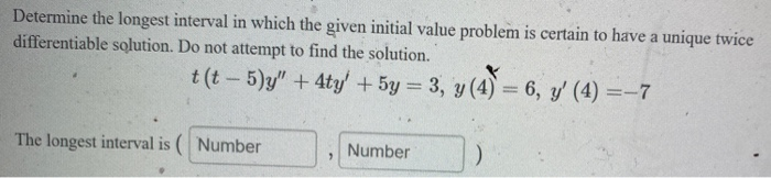 Solved Determine the longest interval in which the given | Chegg.com