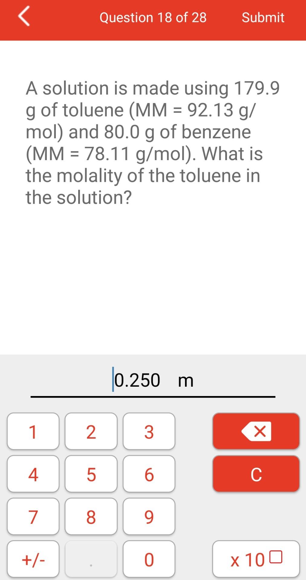 Solved A solution is made using 200.0 mL of methanol | Chegg.com