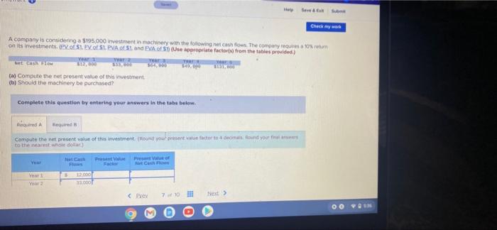 Solved Help Save & Subt Check my work A company is | Chegg.com