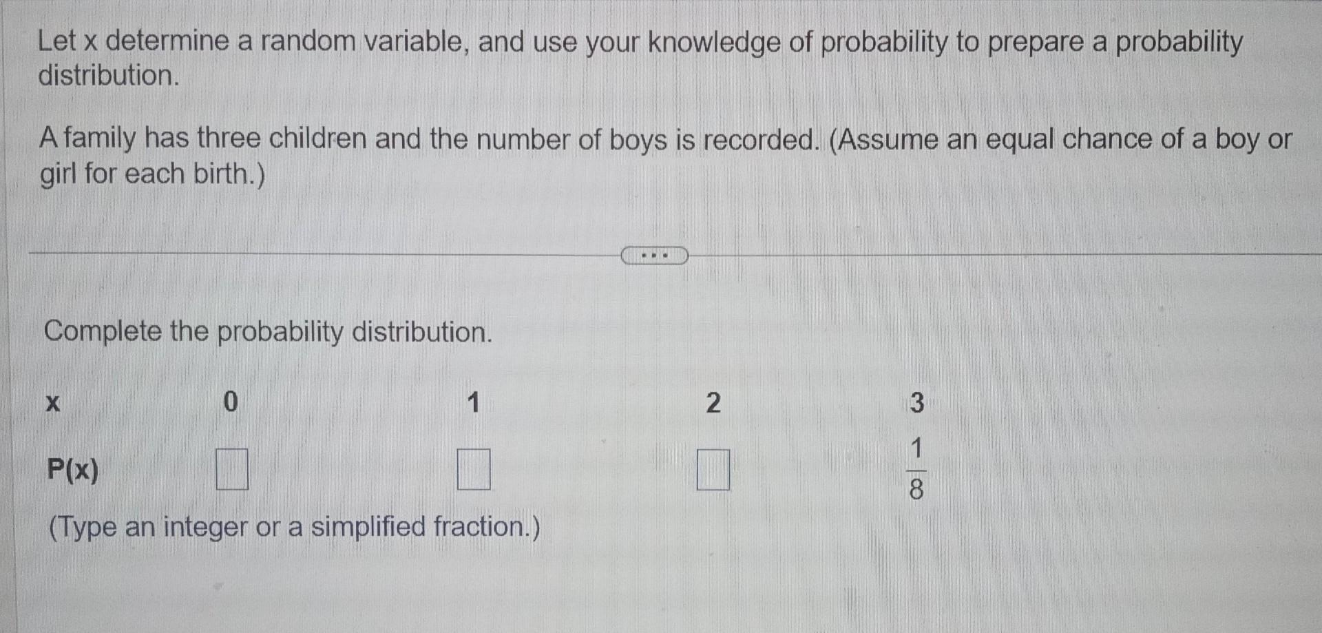 Solved Let x determine a random variable, and use your | Chegg.com