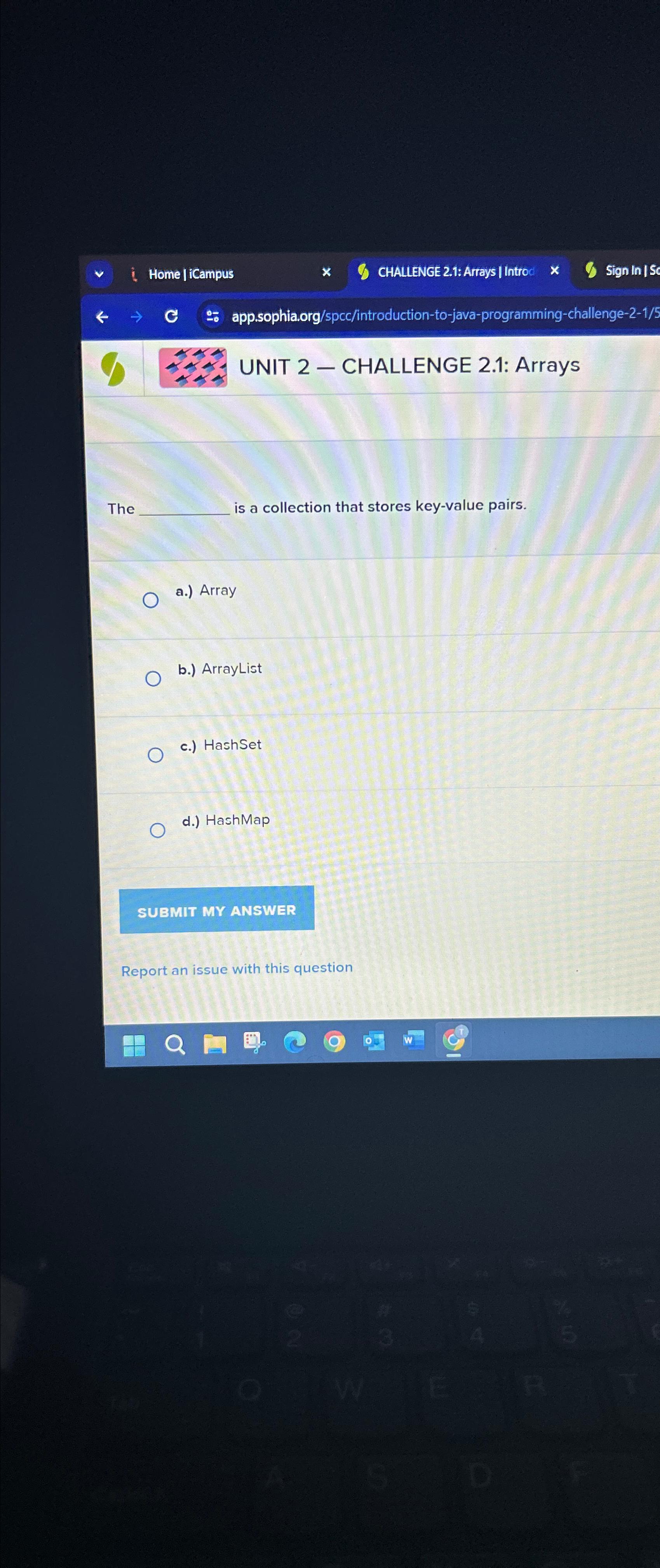 Solved Home I iCampusCHALLENGE 2.1: Arrays | ﻿IntroSign | Chegg.com