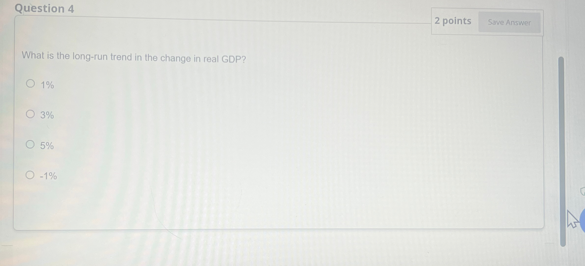 Solved Question 42 ﻿pointsWhat is the long-run trend in the | Chegg.com