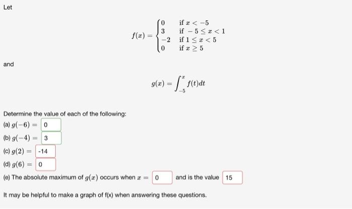 Solved f(x)=⎩⎨⎧03−20 if x