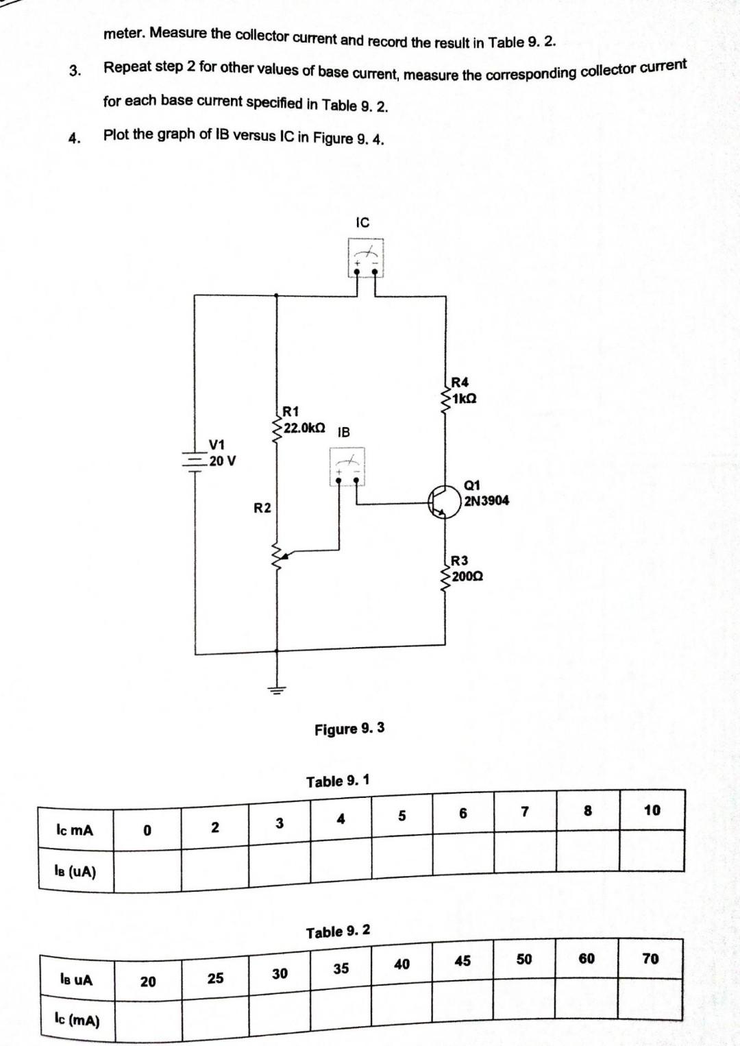 N. Procedure A. Variable RC 1. Construct the circuit | Chegg.com