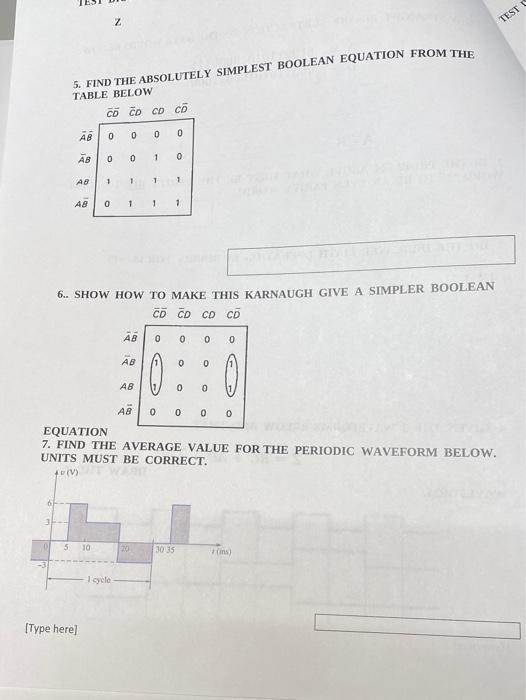 Solved 5 Find The Absolutely Simplest Boolean Equation From 5468