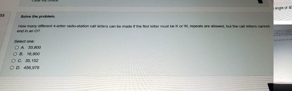 Solved How many different 4-letter radio-station call | Chegg.com
