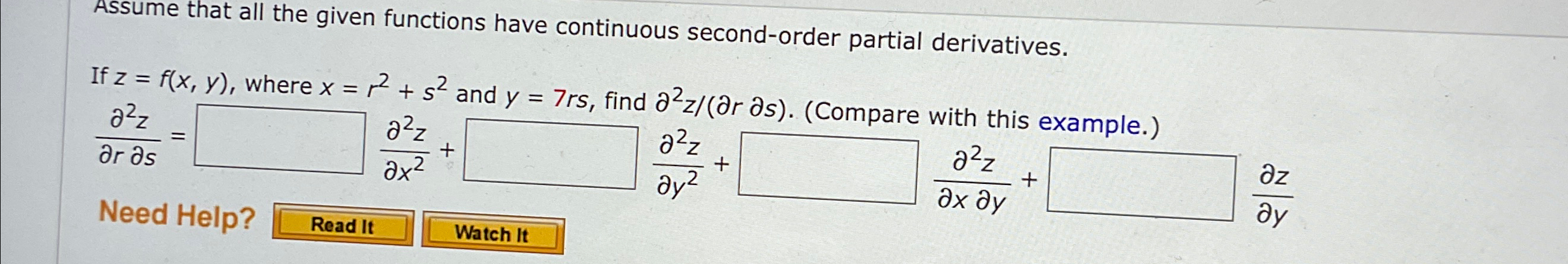Solved Assume that all the given functions have continuous | Chegg.com