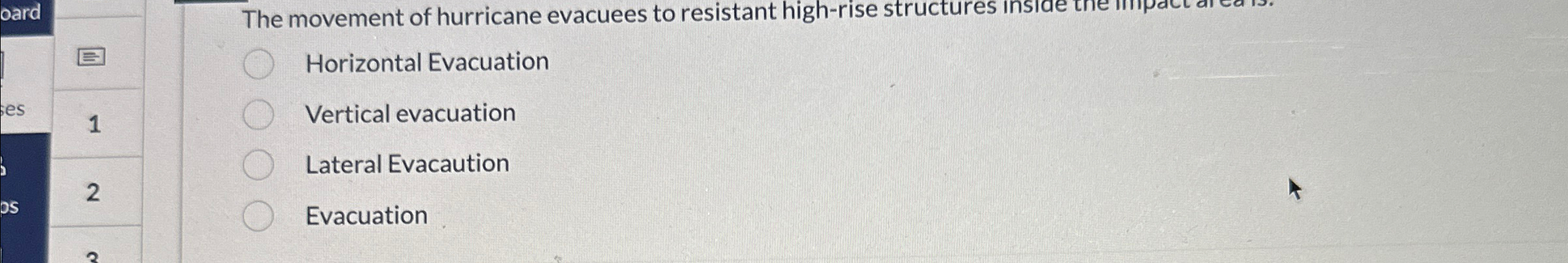 Solved The movement of hurricane evacuees to resistant | Chegg.com