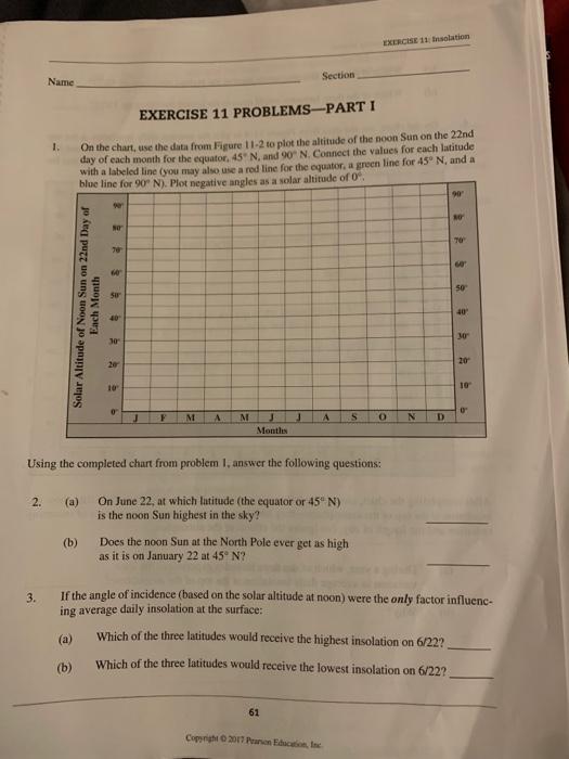 Solved EXERCISE 11 Ensolation Name Section EXERCISE 11 | Chegg.com