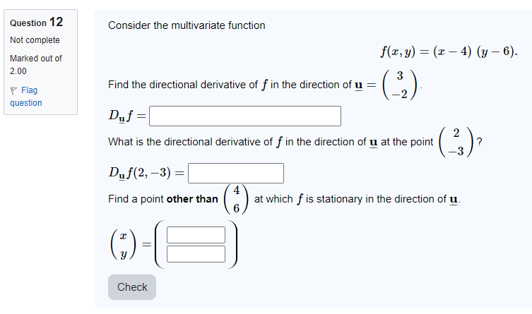 Solved Consider The Multivariate