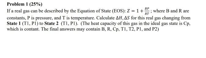 Solved For a binary gas mixture, the molar volume of the | Chegg.com