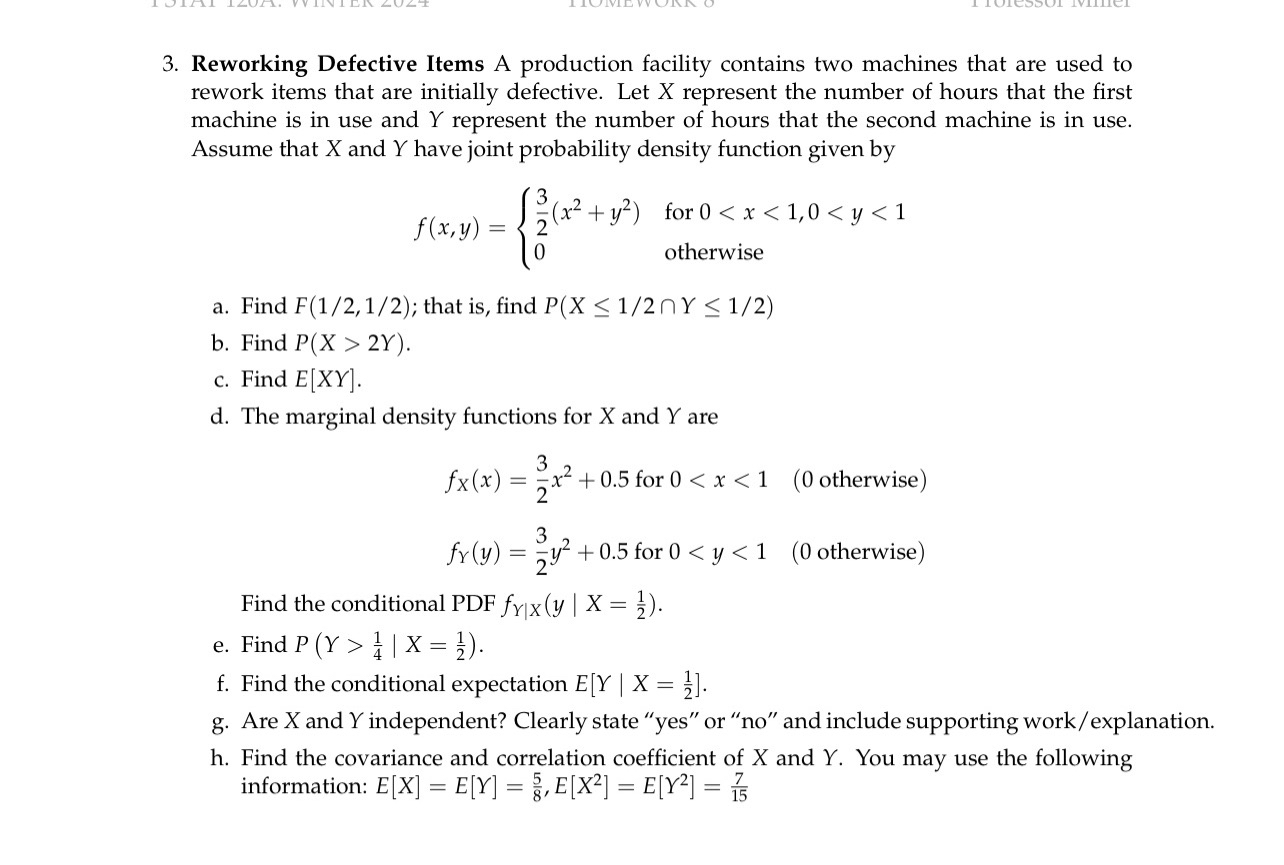 Solved Reworking Defective Items A production facility | Chegg.com