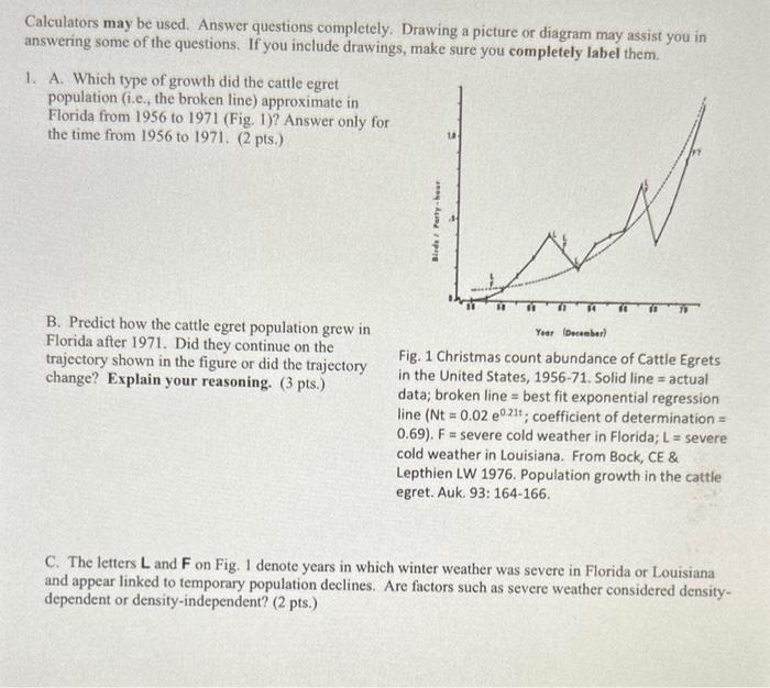 Solved Calculators may be used. Answer questions completely. | Chegg.com