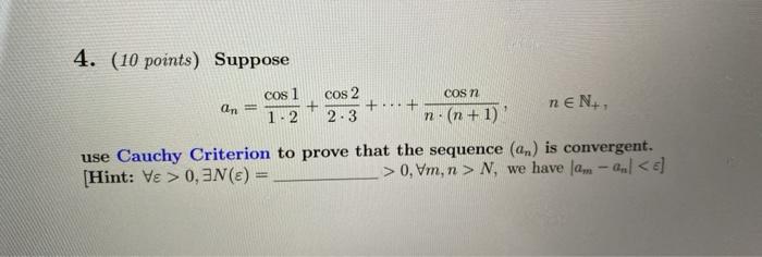 Solved 2. (10 points) Let A be a nonempty bounded subset of | Chegg.com